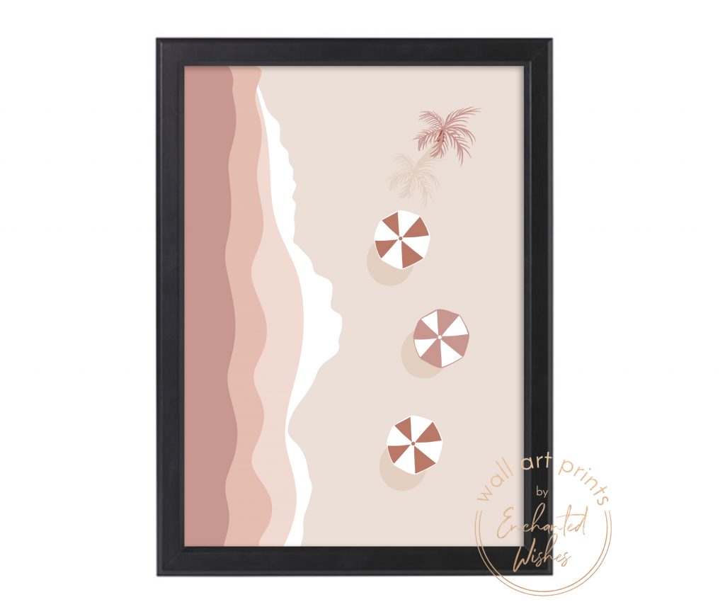 Abstract Beach Print - Wall Art Printable Prints