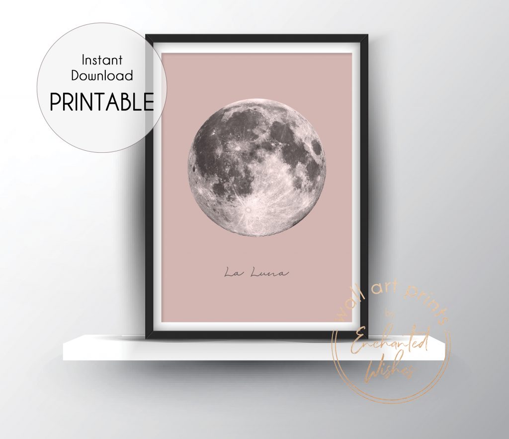 Moon Wall Art | Printable Wall Art