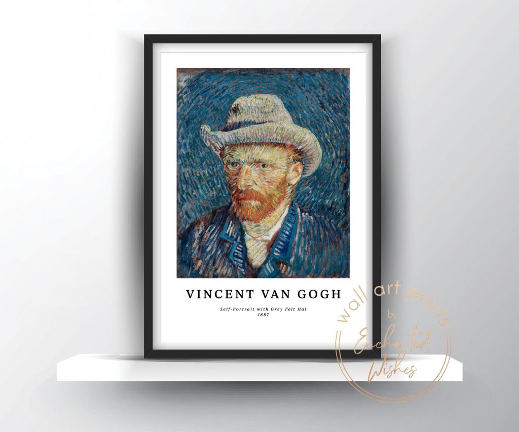 Van Gogh Self Portrait Print - Wall Art
