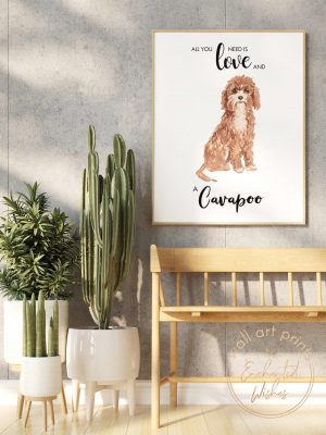 Cavapoo Print - Dog Quote Wall Art