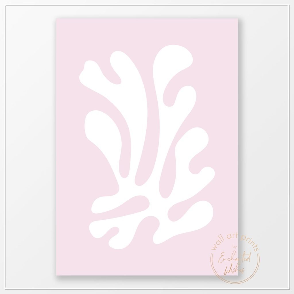 Pastel Pink Matisse Set of 6 Printable Prints - Wall Art