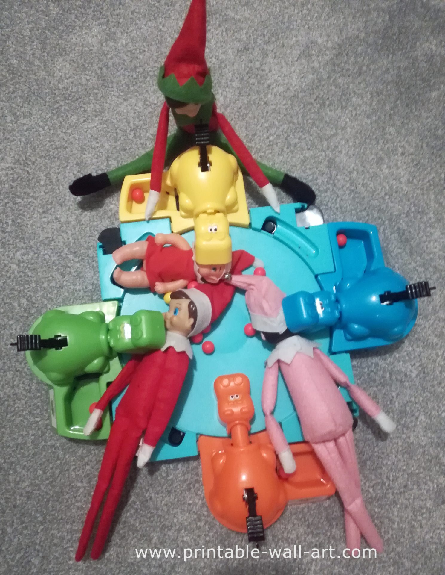 Elf on The Shelf 2024 - 25 New Ideas to use - Wall Art Printable Prints