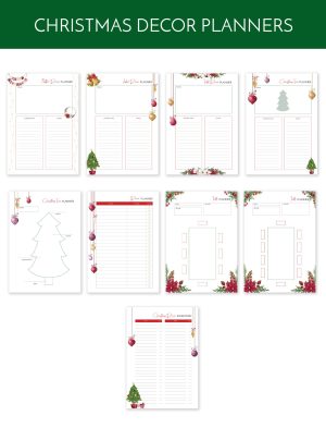 Christmas Planner Printable Set - Printable Planners