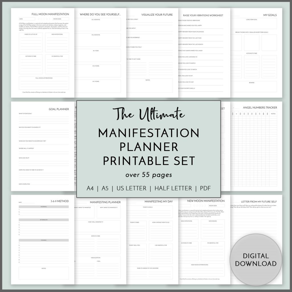 Financial Planner Printable Set Printable Planners