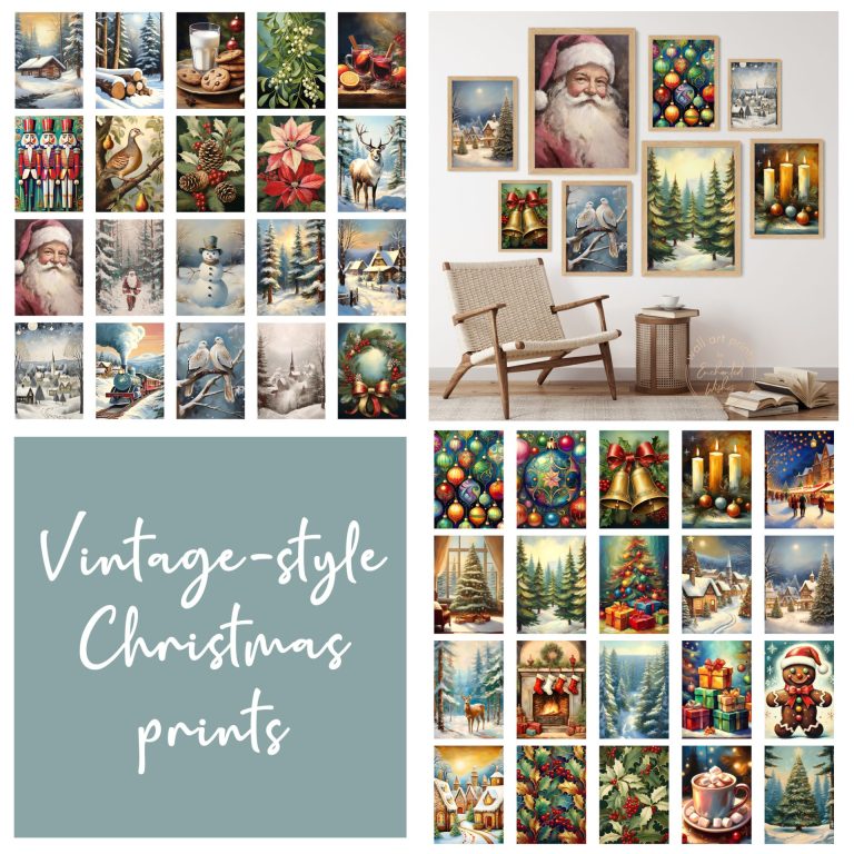 Mega Christmas Print Bundle 250+ Printables - Poster Wall Art